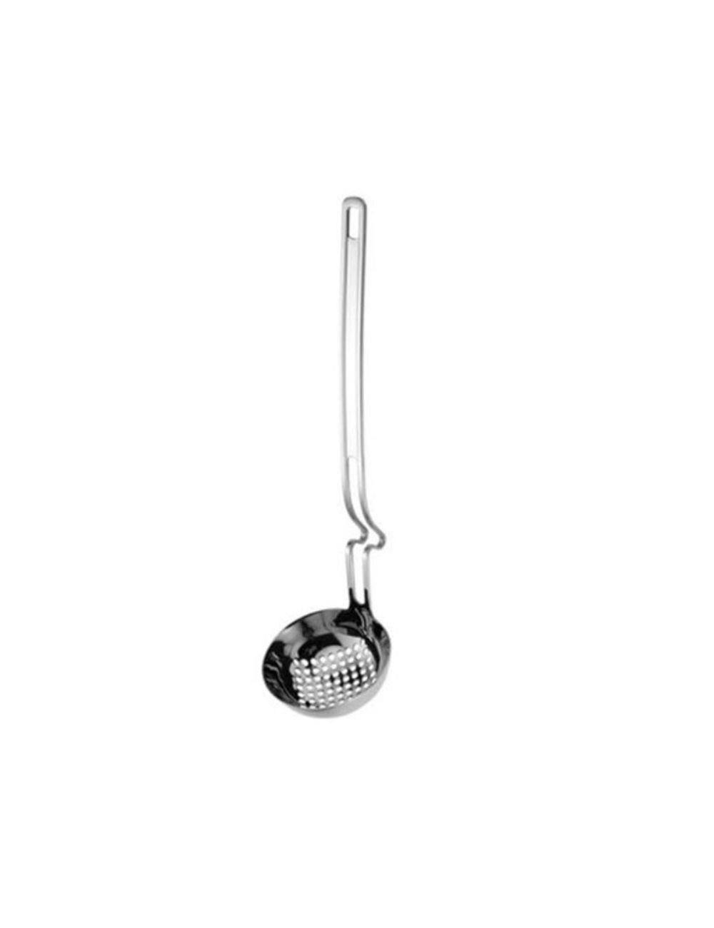 Curved Hanging Long Handle Soup Spoon Home Strainer Cooking Colander