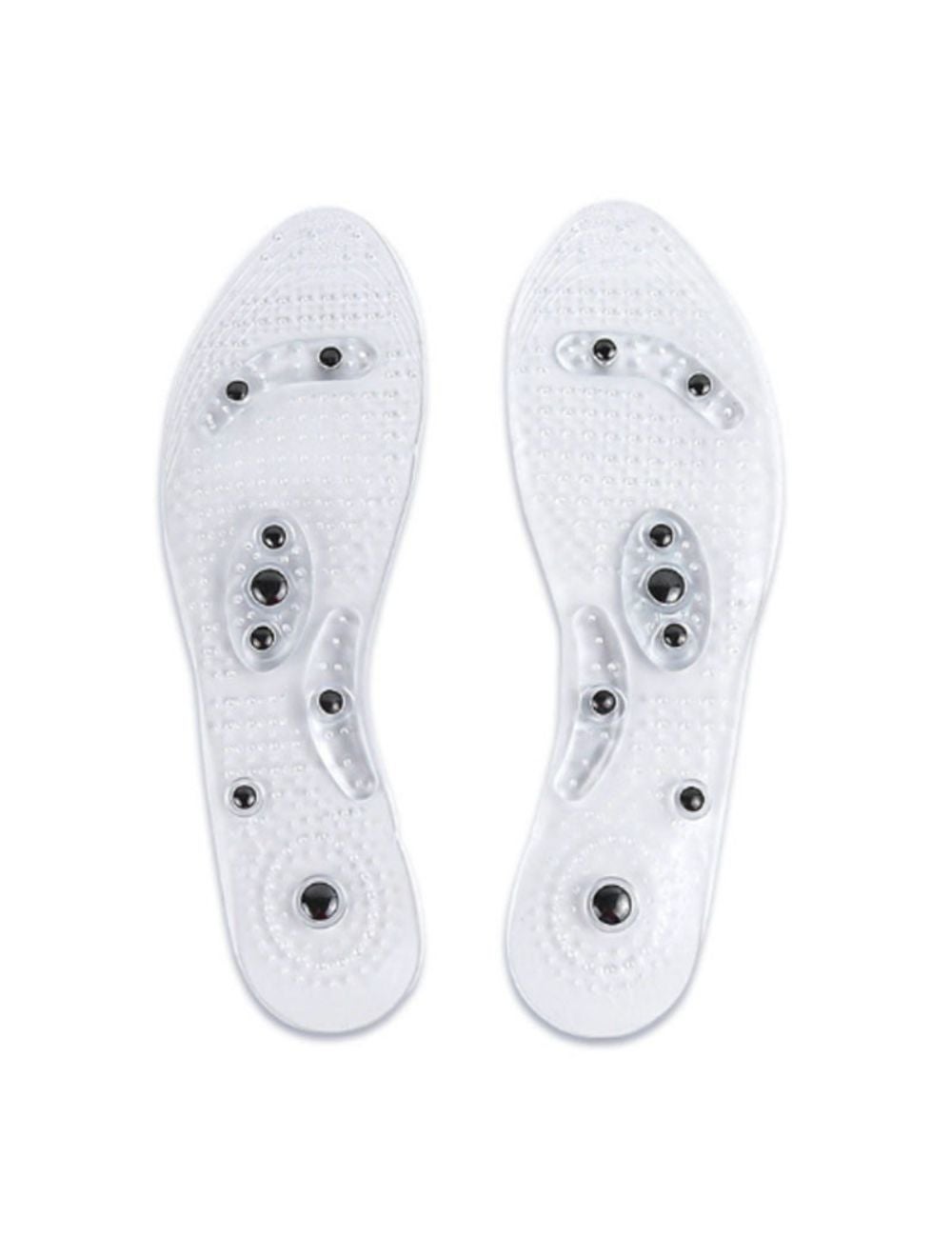 Reflexology Therapy Insoles 1 Pair White L Rockmans