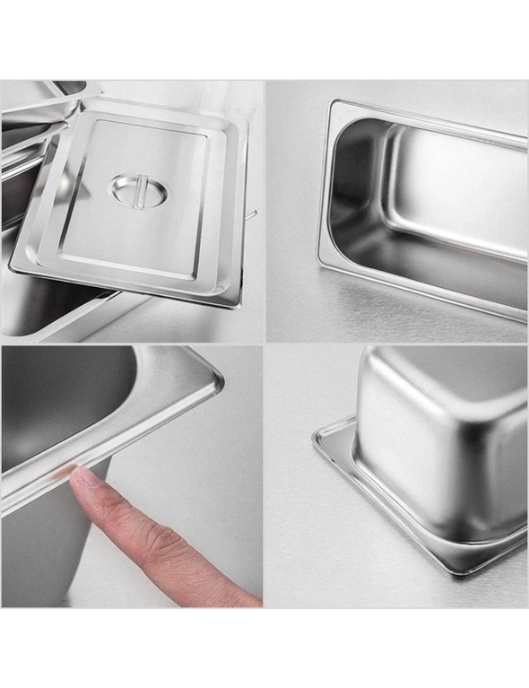 SOGA Gastronorm GN Pan Full Size 1/1 GN Pan 15cm Deep Stainless Steel ... SOGA Gastronorm GN Pan Full Size 1/1 GN Pan 15cm Deep Stainless Steel ...